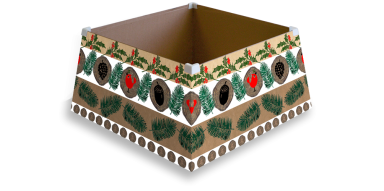 Tree Nest Decorations - Linen Collar